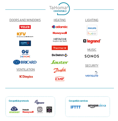 Somfy partners compatible with our smart home ecosystem