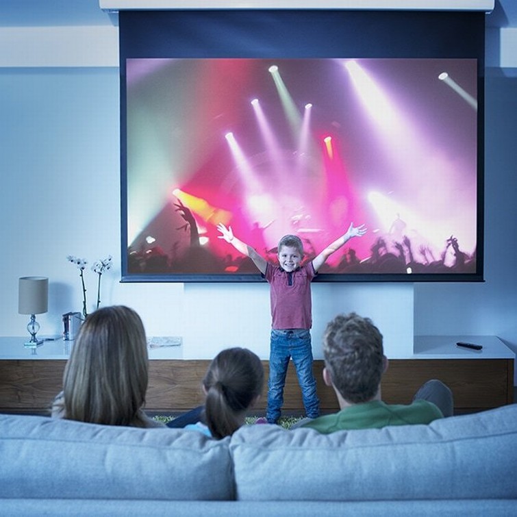 Motorise your projector screen to enjoy cinema at home | Somfy South Africa